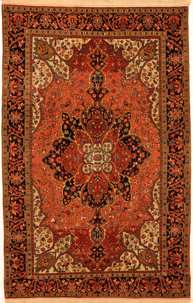 Farahan 4'2" x 6'4" Sarouk Antique Persian Rug | Catalina Rug