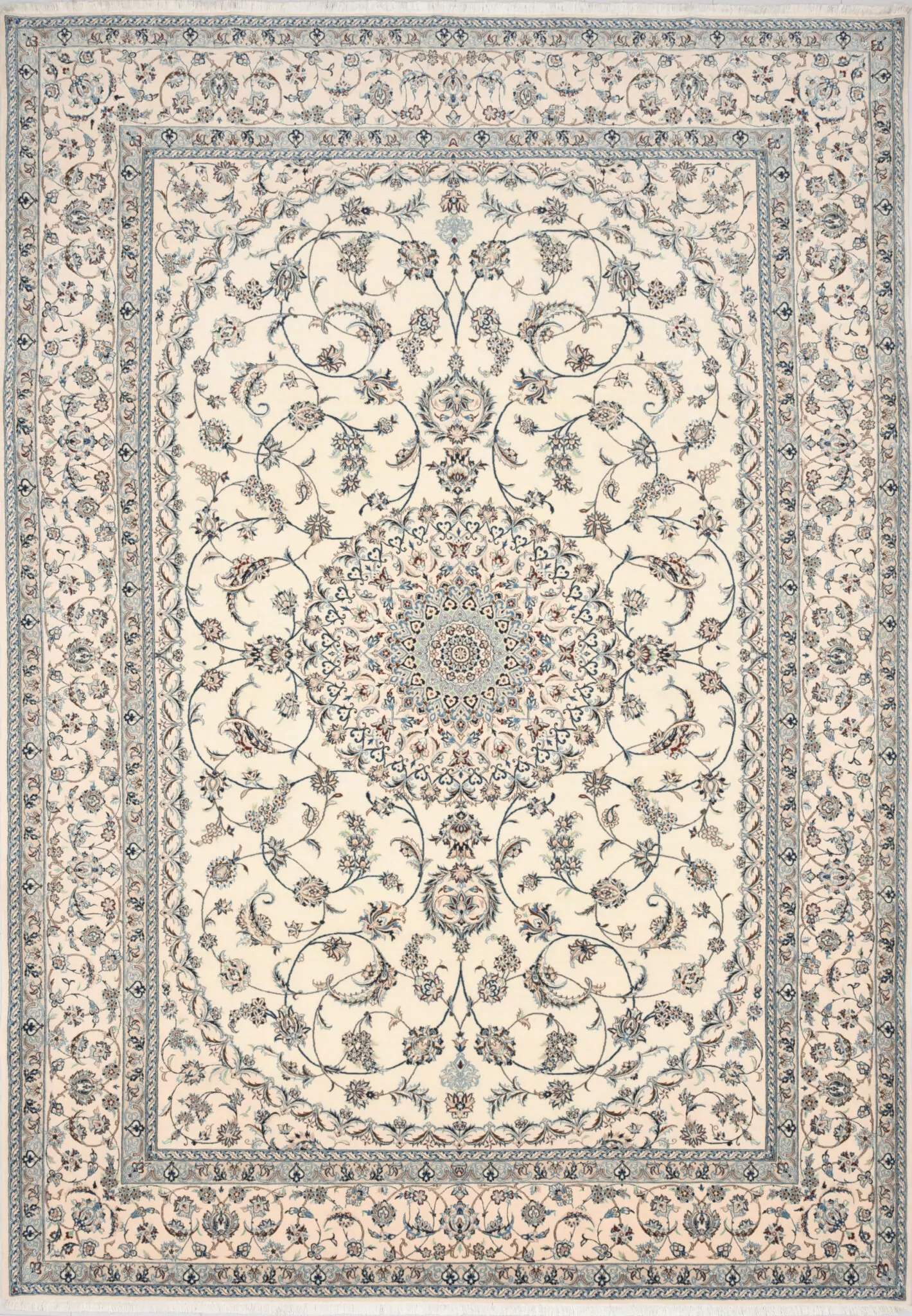 7'2" x 10'1" Nain Authentic Persian Rug | Catalina Rug