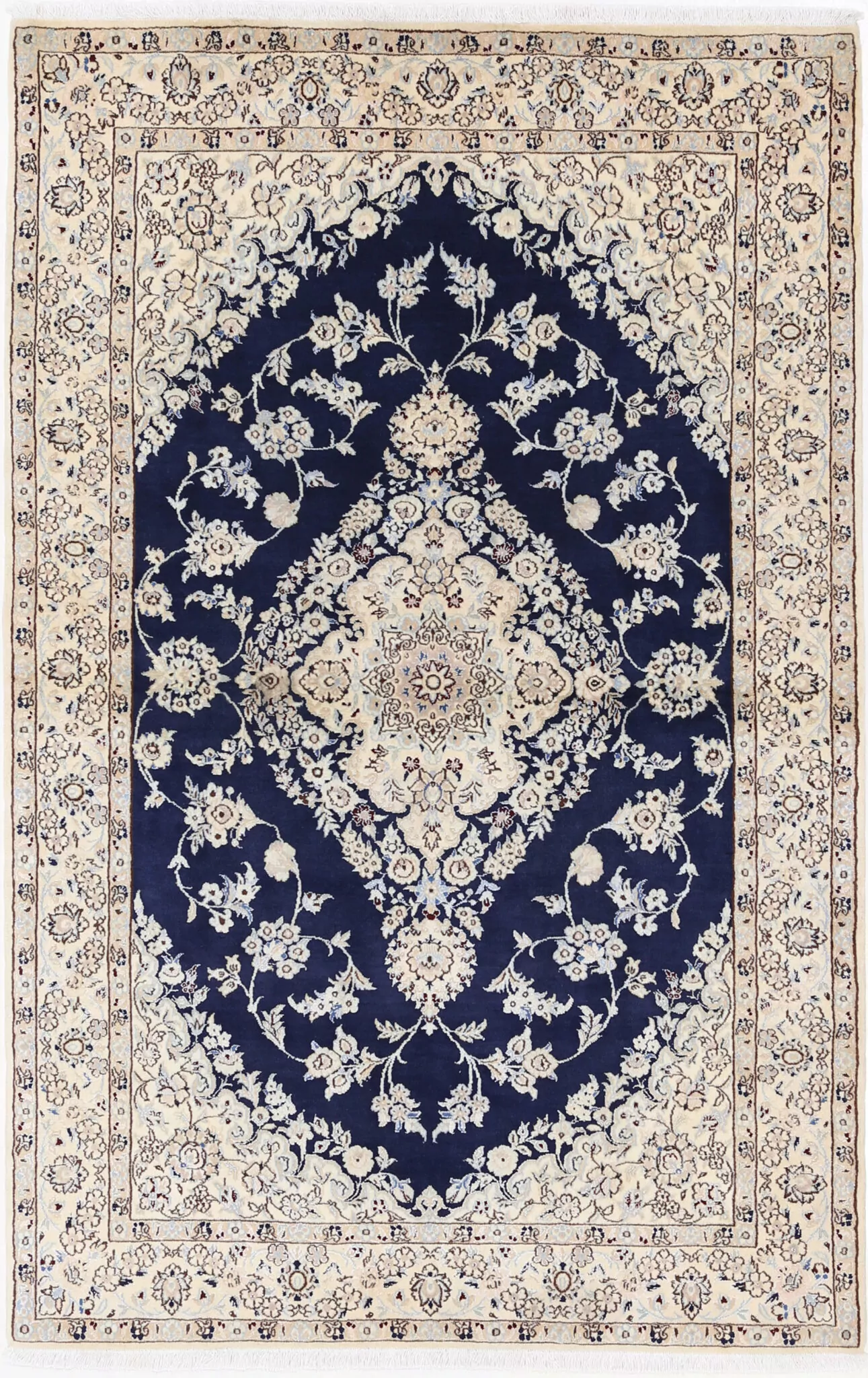 4'1" x 6'5" Nain Authentic Persian Rug | Catalina Rug