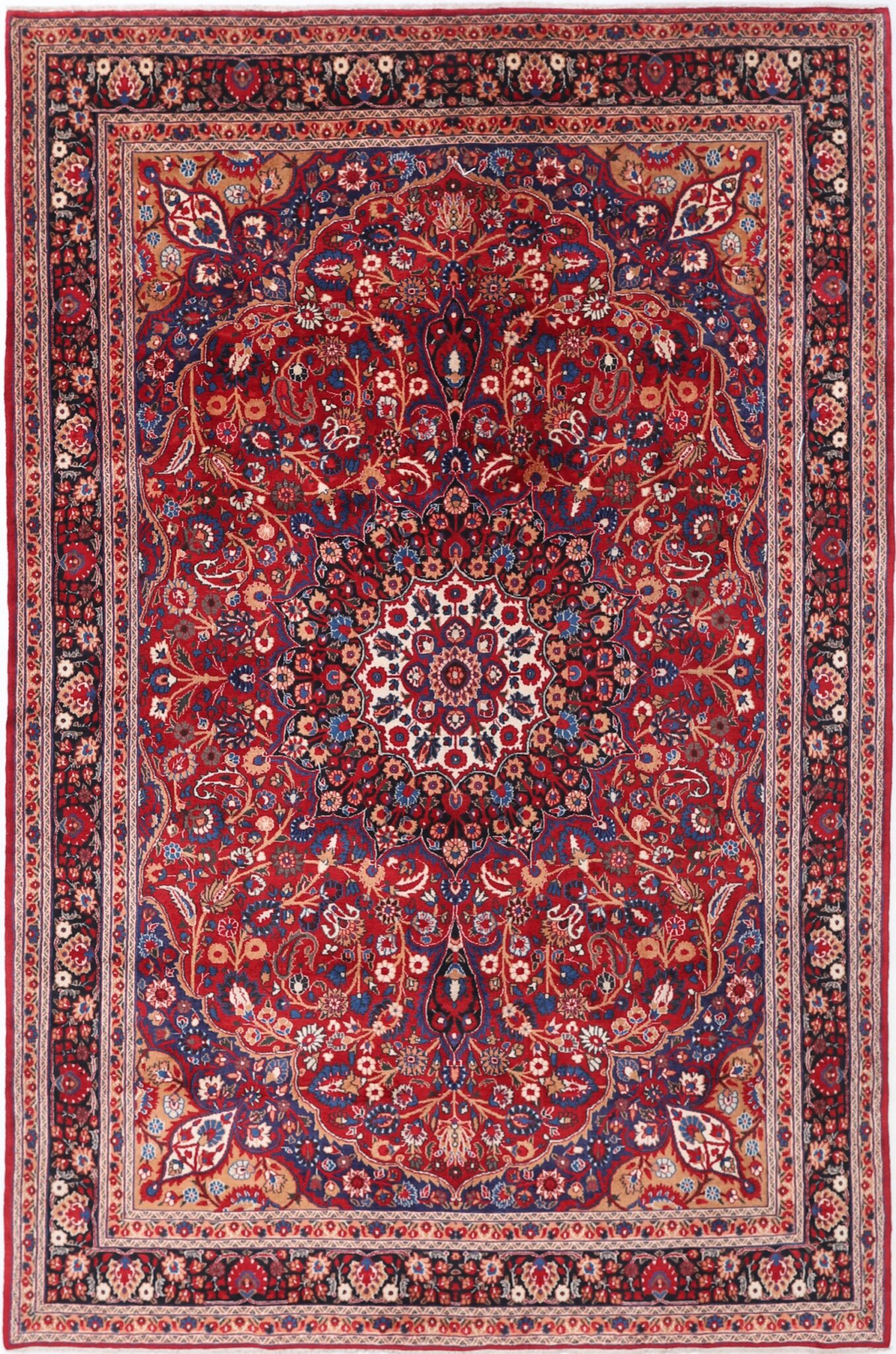 6'9" x 10'5" Moud Authentic Persian Rug | Catalina Rug